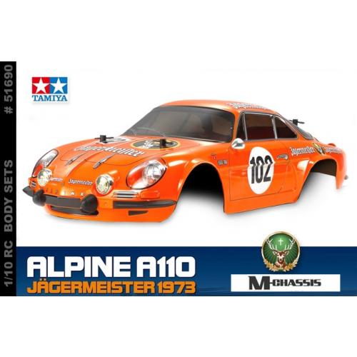 Tamiya - 1/10 Alpine A110 Jaeger Clear Lexan Body Set - RCNZ