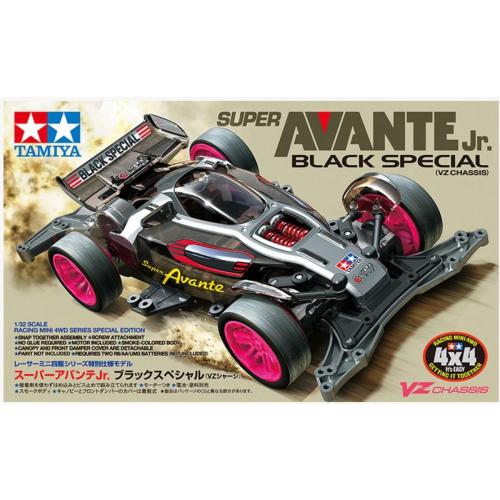 Tamiya - Super Avante Jr. Black Special Mini 4WD VZ - 95648 - RCNZ