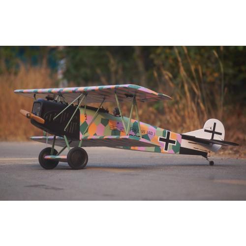 VQ Model - Fokker D.VII EP/GP 1.20 Size Black/White Version ARF Kit ...