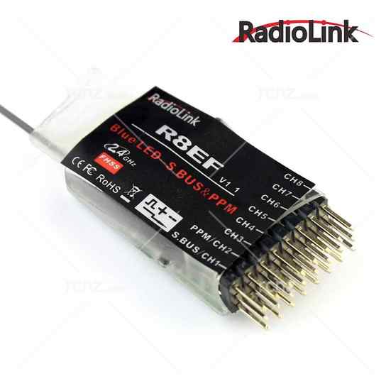 RadioLink - R8EF 8 Channel 2.4G FHSS Receiver - RCNZ
