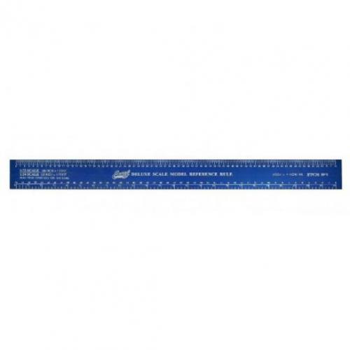 Excel - 12" Scale Ruler Stainless Steel - 1/27, 1/48, 1/35, 1/24 - EXC ...